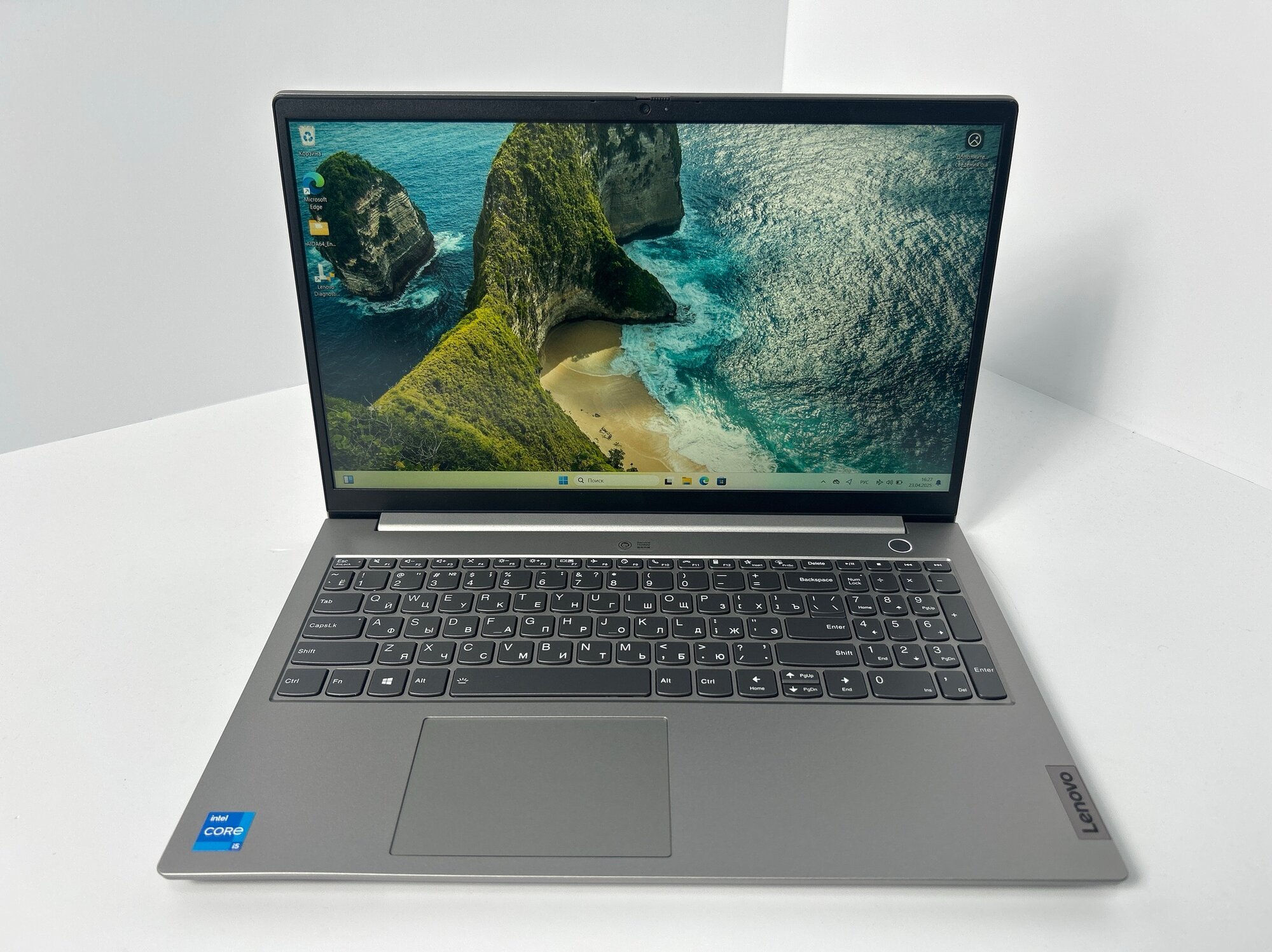Ноутбук Lenovo Thinkbook 15 G2 ITL (20VE00FLRU) 15.6"/i5 1135G7/RAM 8GB/SSD 512GB/Iris Xe graphics/1920*1080/IPS/DOS/Подсветка кл-ры: LED/Серый. Состояние: Уценка