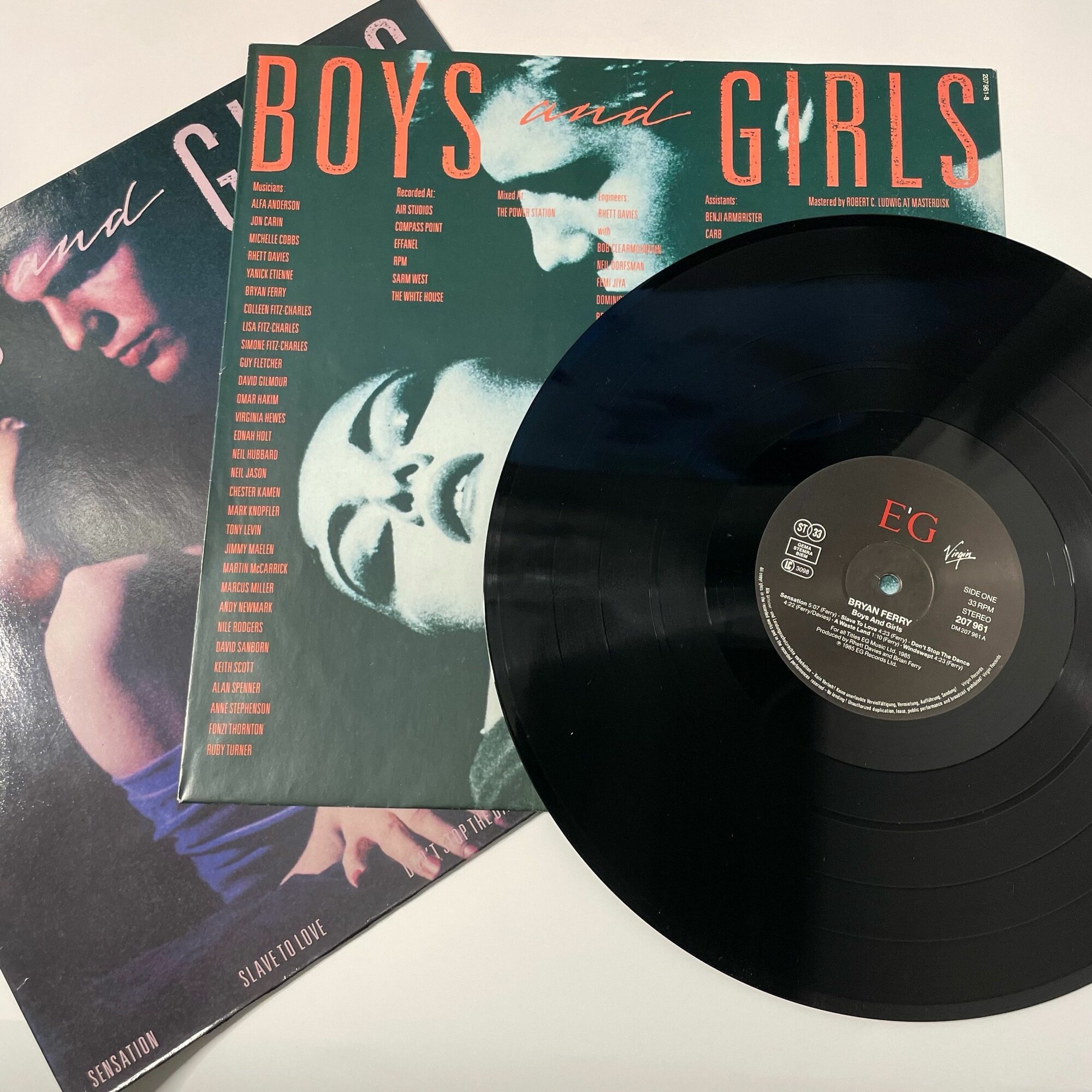 Винтажная виниловая пластинка LP Bryan Ferry Boys And Girls (Германия 1985)