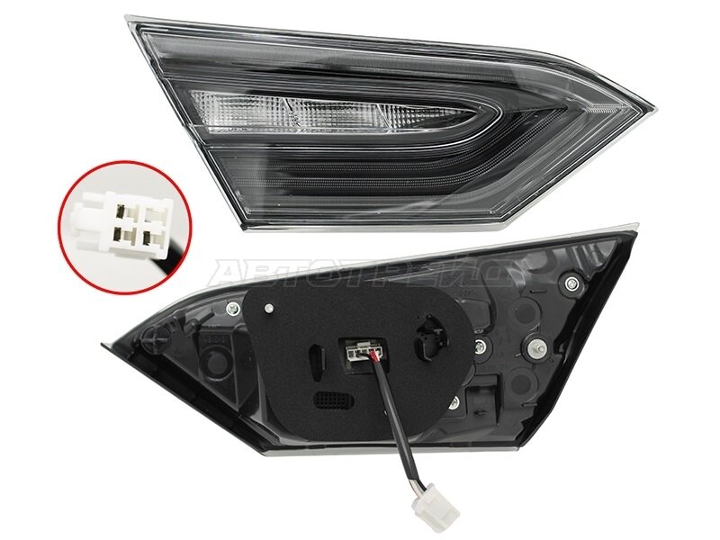 Фонарь в крышку багажника Toyota Camry Europe/Russia (XV70) 17-22 (Слева/ LED/ Чёрный) Sat арт. ST-212-13BLDL