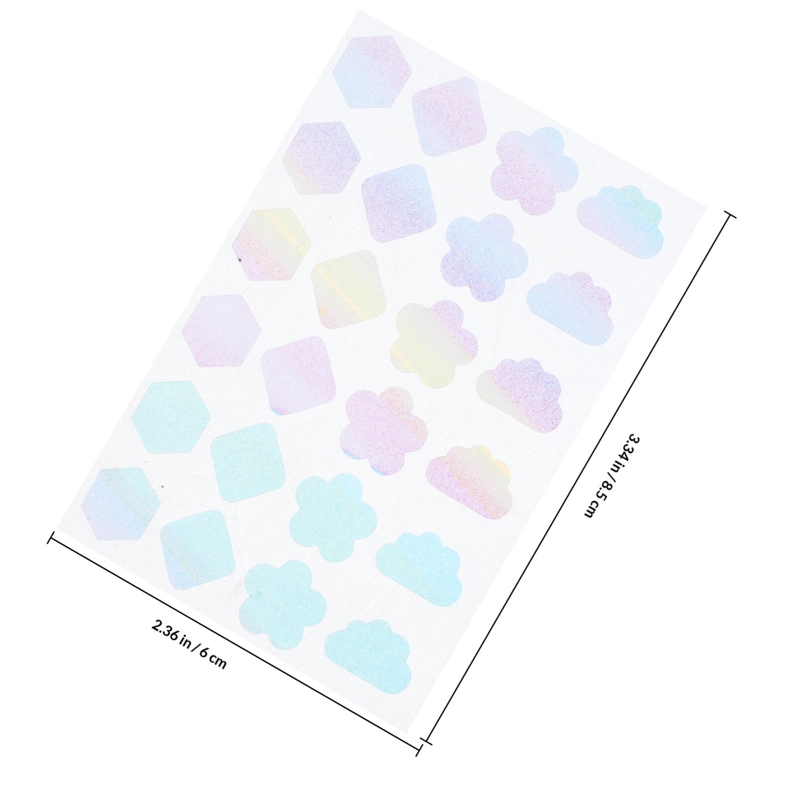 6 Листов Дышащие Гидроколлоидные Пластыри Для Угревой Мозоли 8 5X6X0 1Cm