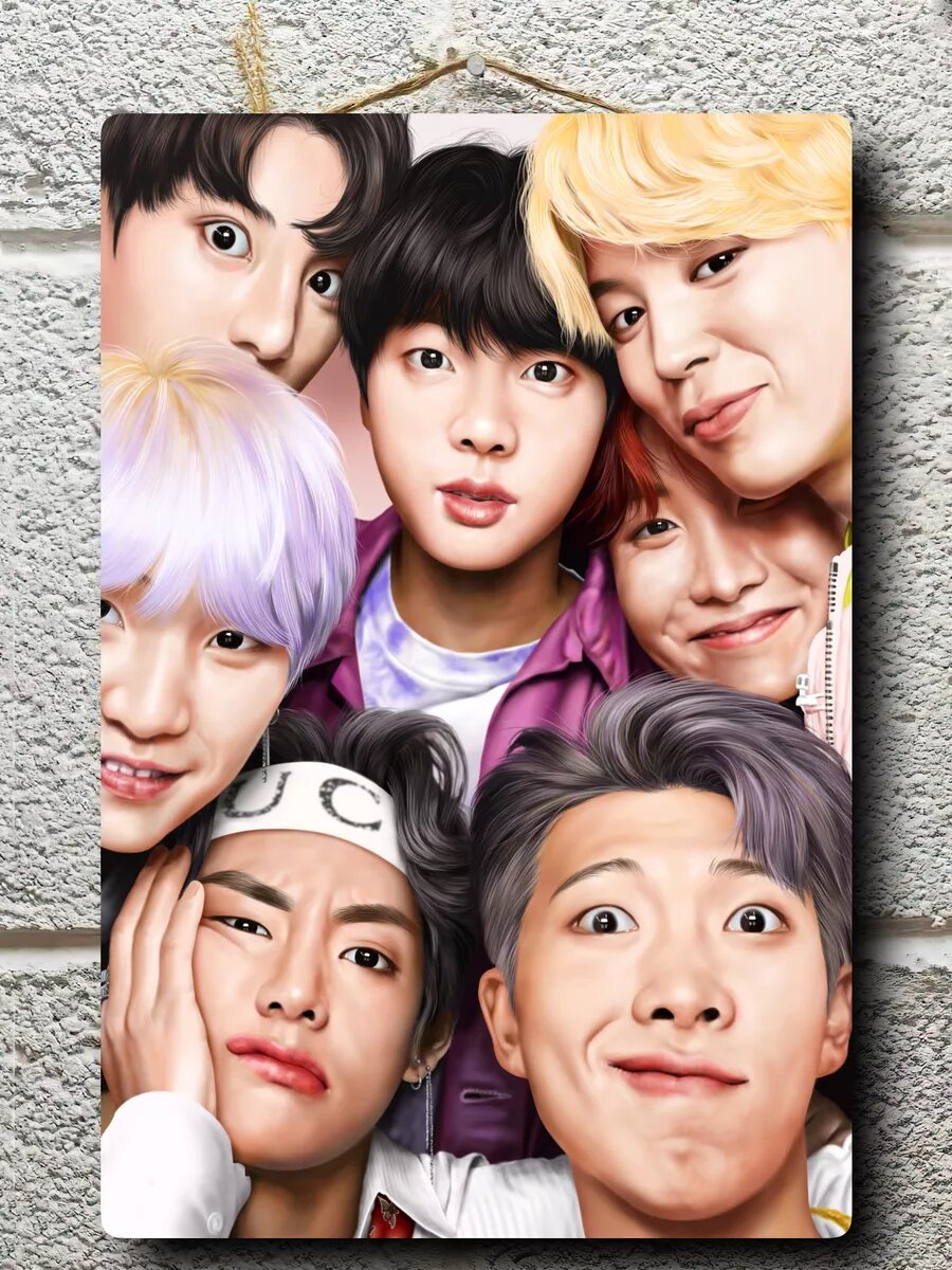 Постер BTS kpop