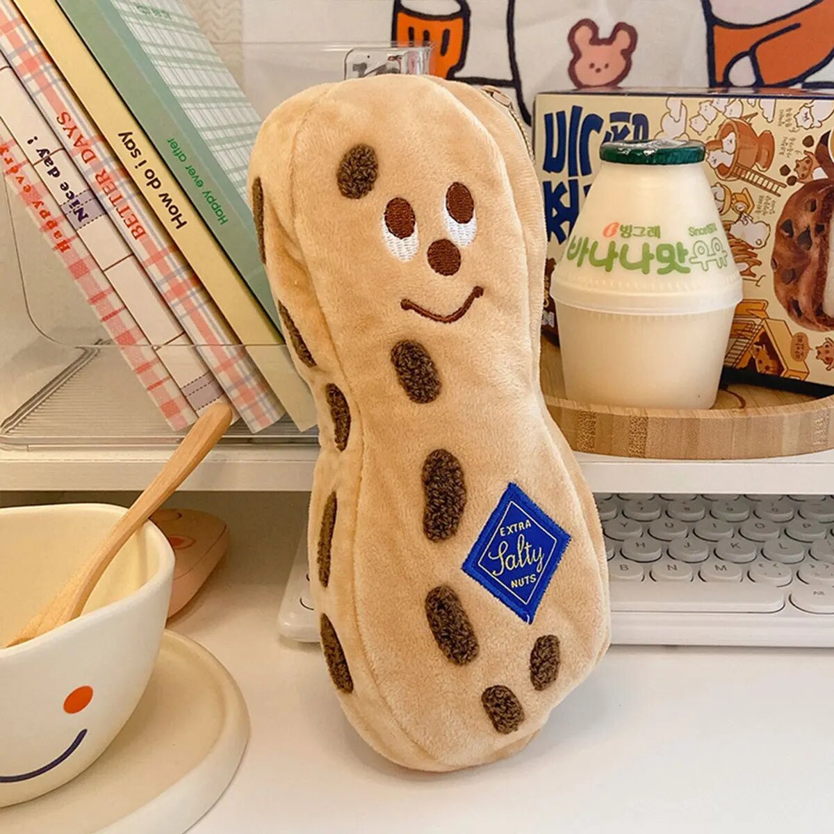 Бархатный чехол для карандашей Peanut