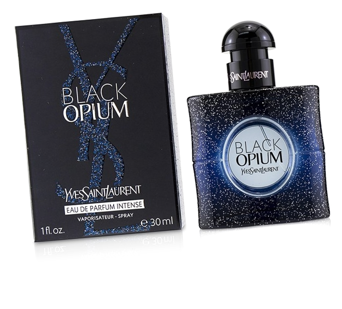 Yves Saint Laurent Black Opium Intense парфюмерная вода для женщин 30 мл - Блэк Опиум Интенс синие