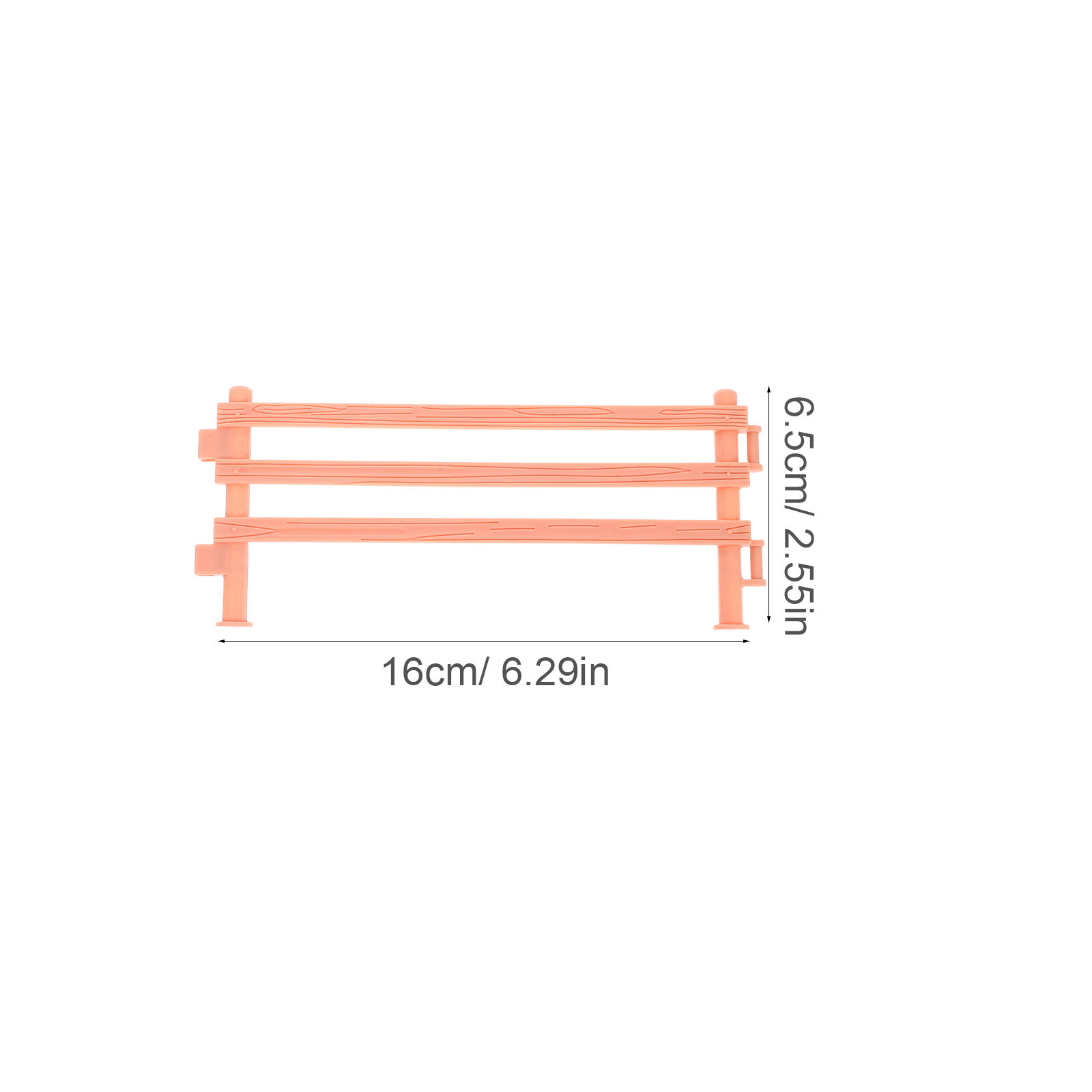 25 Штук Мини Пластиковые Заборы Для Декора Мини Сада 16.00X6.50X0.90Cm