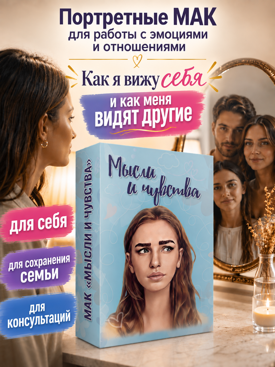 Метафорические универсальные ассоциативные карты МАК "Мысли и чувства" EZOTERIUM