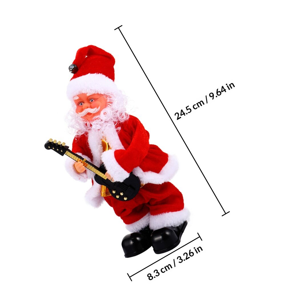 Игрушка Санта Клаус на Батарейках Играет Музыку и Двигается 24 5X8 3Cm красный
