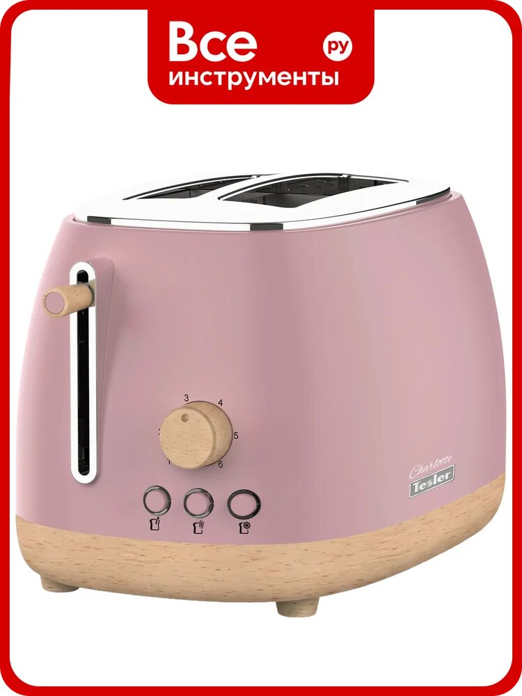 Тостер TESLER TT-220 DUSTY ROSE 00000203711