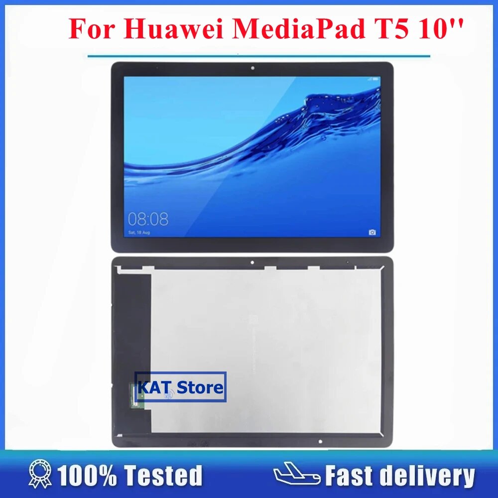 Для Huawei MatePad T5 10 дюймов AGS2-L09 AGS2-W09 AGS2-L03 AGS2-W19 ЖК-экран сенсорный дигитайзер полная замена в сборе