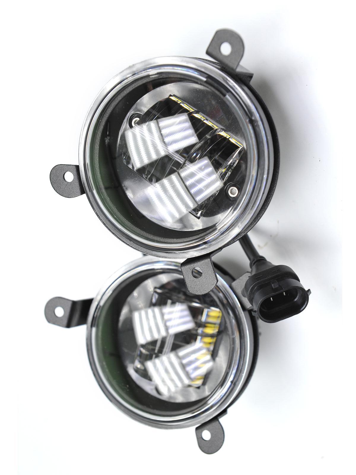 Фары противотуманные ВАЗ 2170, Приора, 2171, 2172, LED, 2шт, ЗавГар, 21700-3743011-00