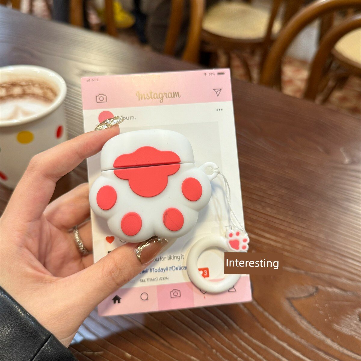 Подходит для MINISO MB4, милый силиконовый чехол для наушников с рисунком HS004, персонализированный креативный мягкий
