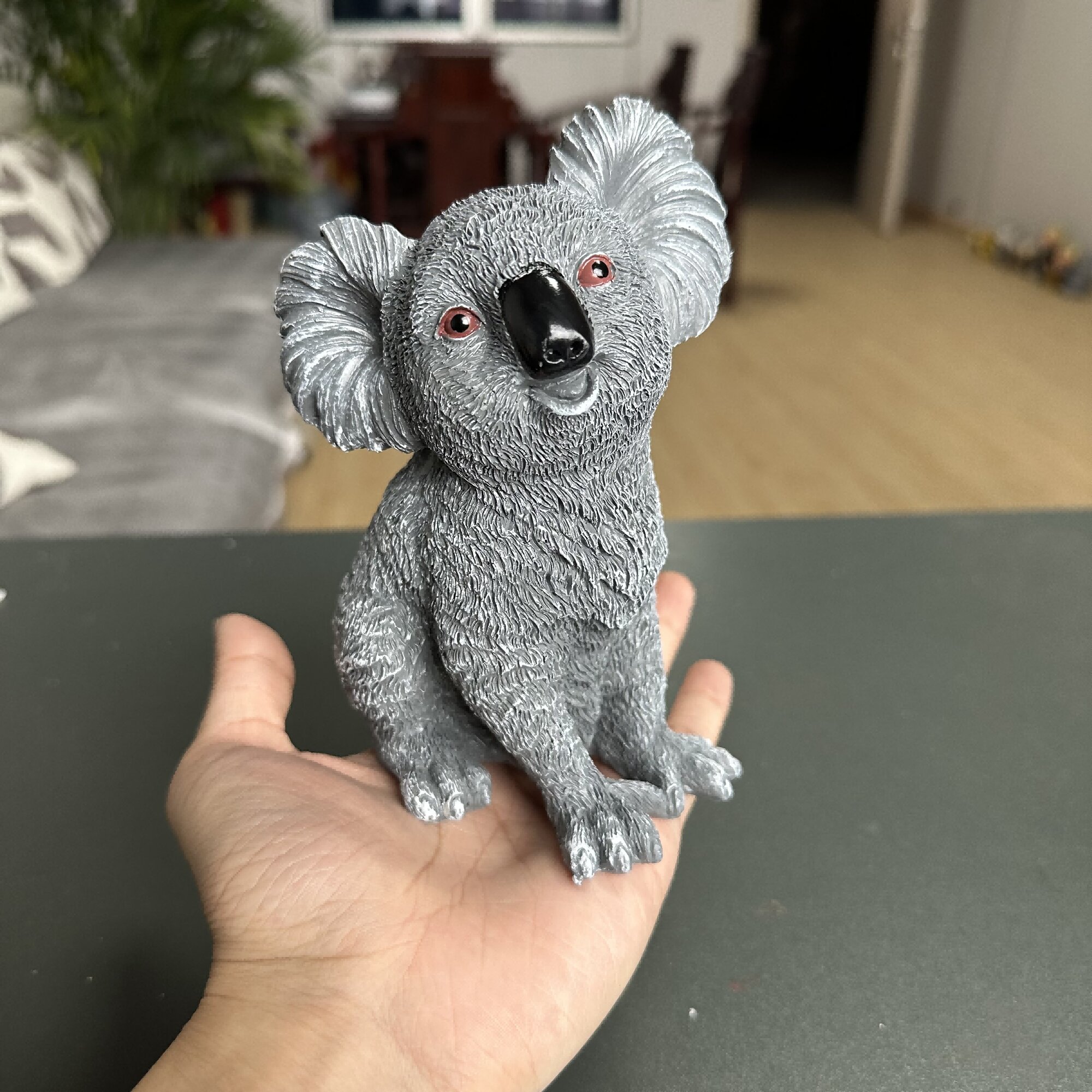 Декоративная фигурка коалы из смолы, 1 шт, настольный и садовый декор, тематика Хэллоуин, без батареек
