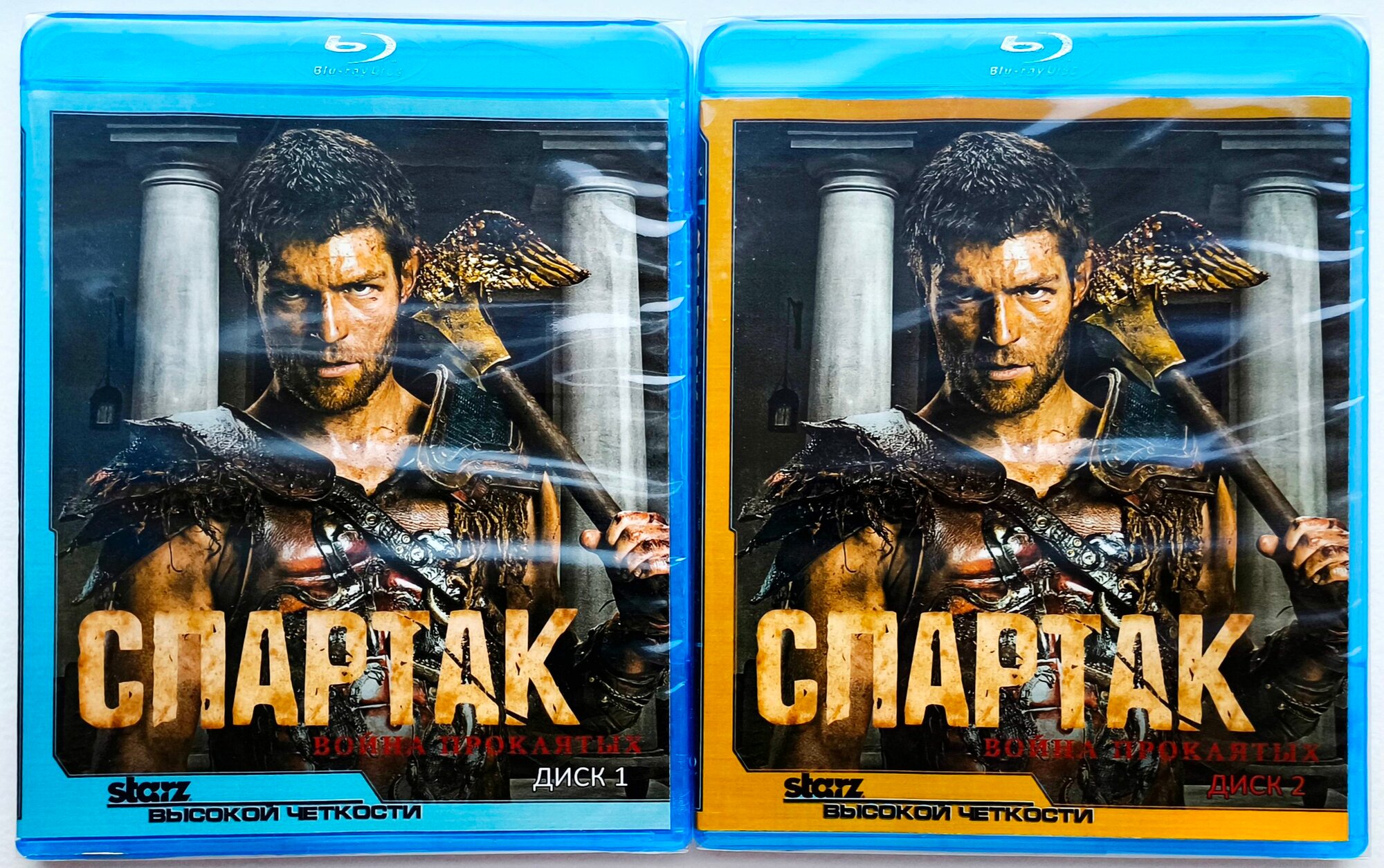 Спартак: Война проклятых. 2 Blu-ray. Сериал 2013 года. Биография, драма, мелодрама, боевик, приключения, история.