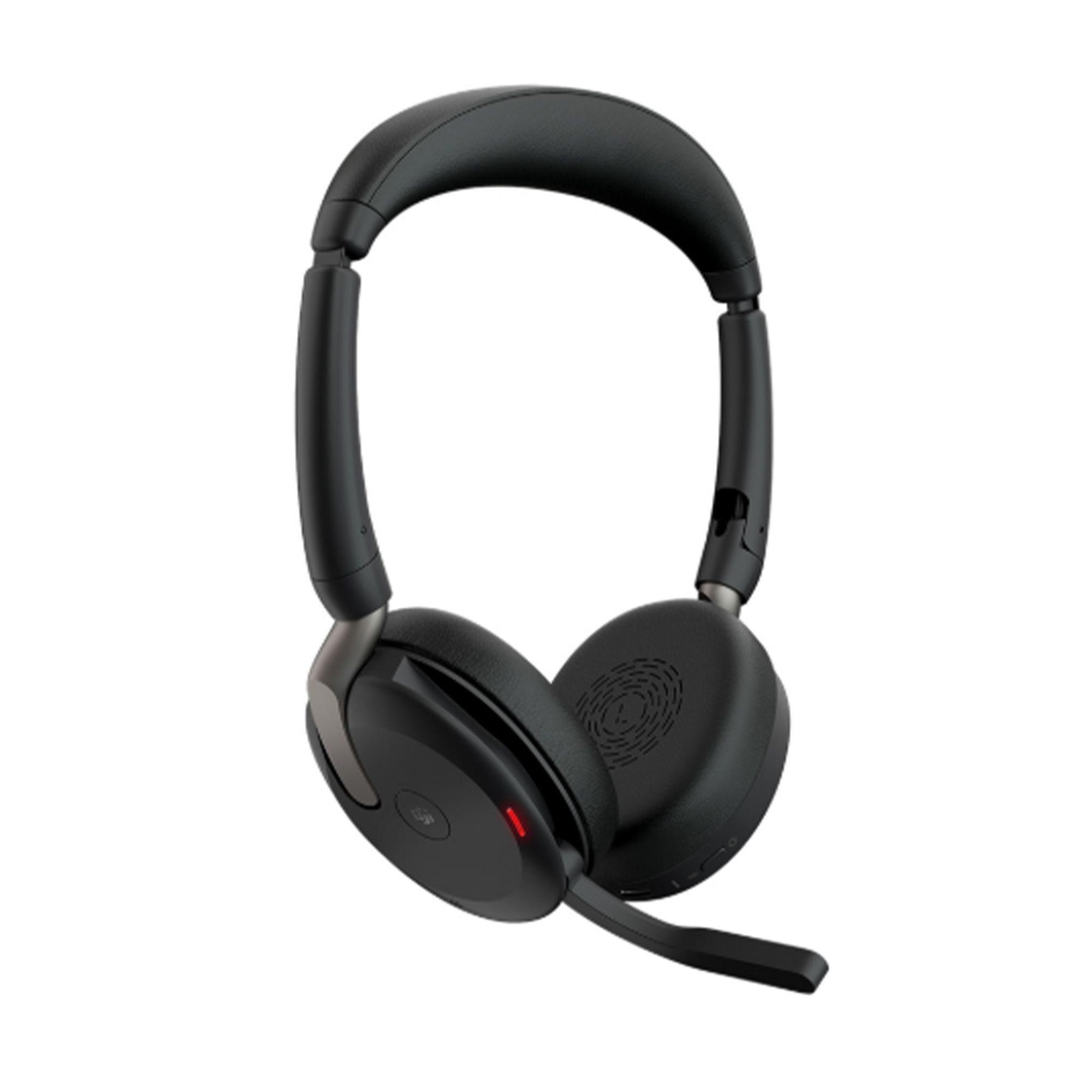 Jabra гарнитура беспроводная Evolve2 65 Flex Link380a MS Stereo WLC складная с беспроводной зарядной панелью черная