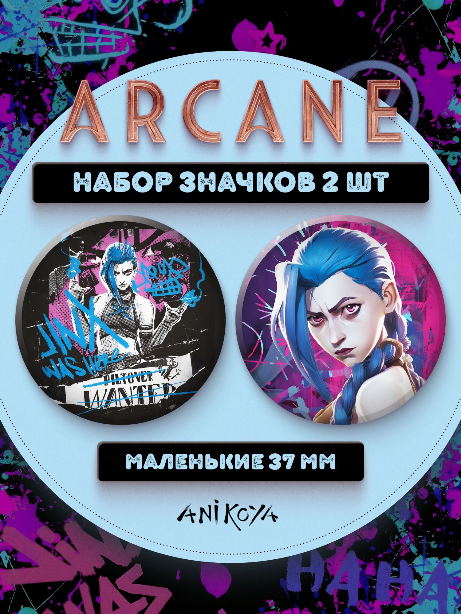 Набор значков AniKoya
