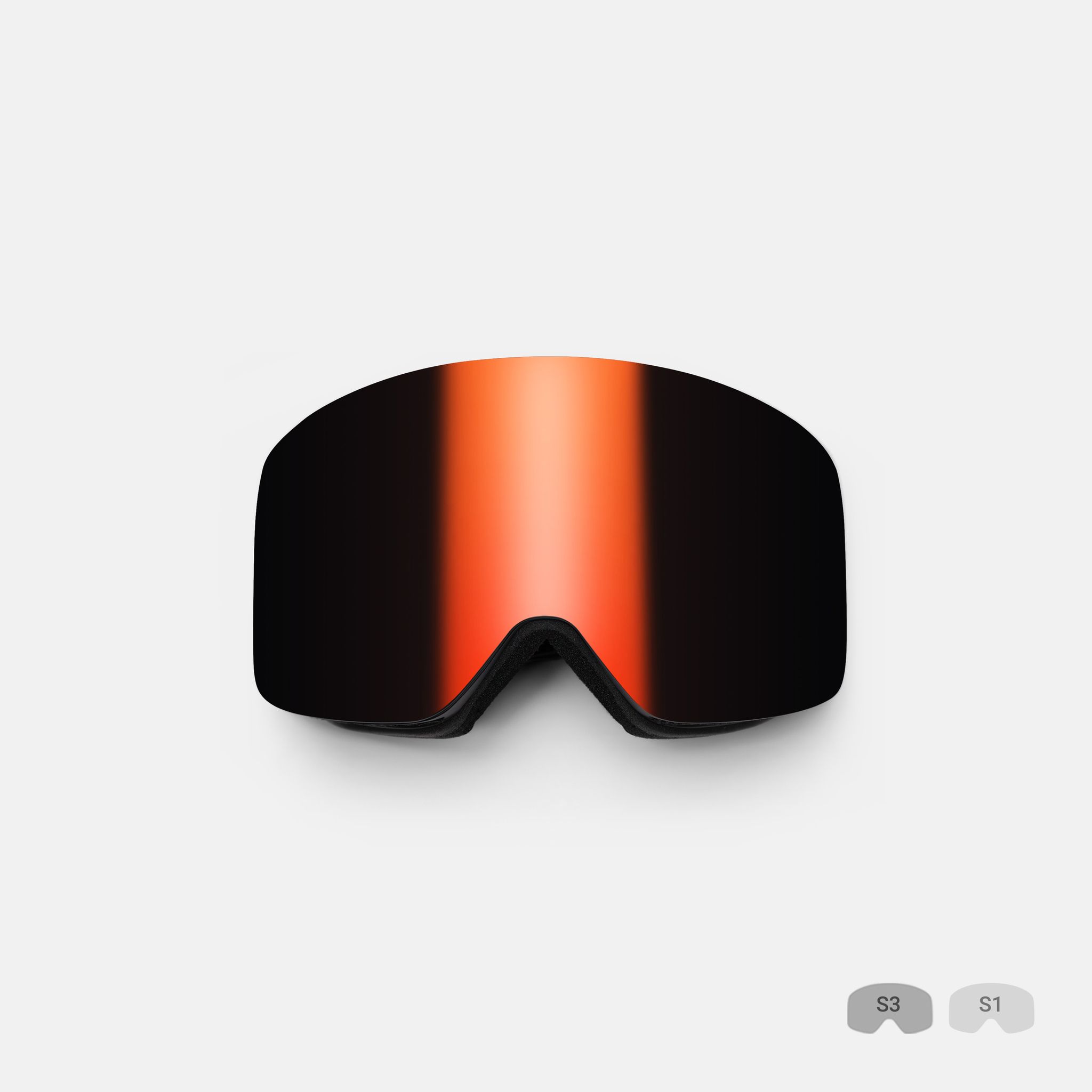 Маска горнолыжная WHITELAB Team One New Lumi Red со сменными линзами