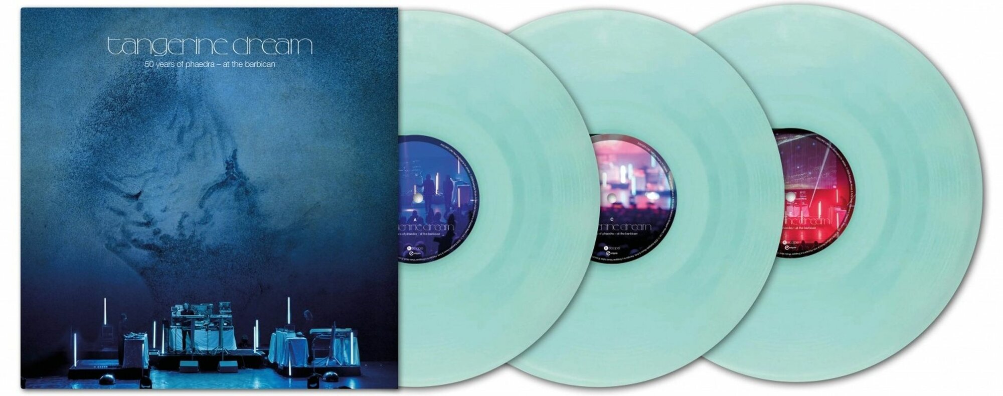 Виниловая пластинка Tangerine Dream - 50 Years Of Phaedra: At The Barbican (3LP) 2026, Triplefold, Бутылочно-зелёный винил