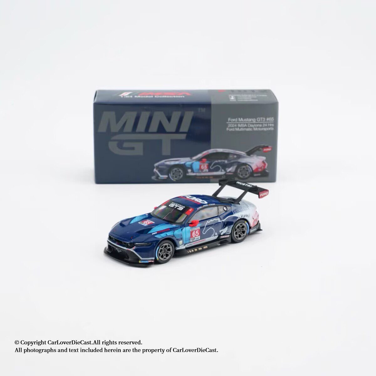 Машинка MINI GT MODEL 1:64 #1012 Ford Mustang GT3 #65 Die-cast Alloy Model Collection Toy Children Gifts