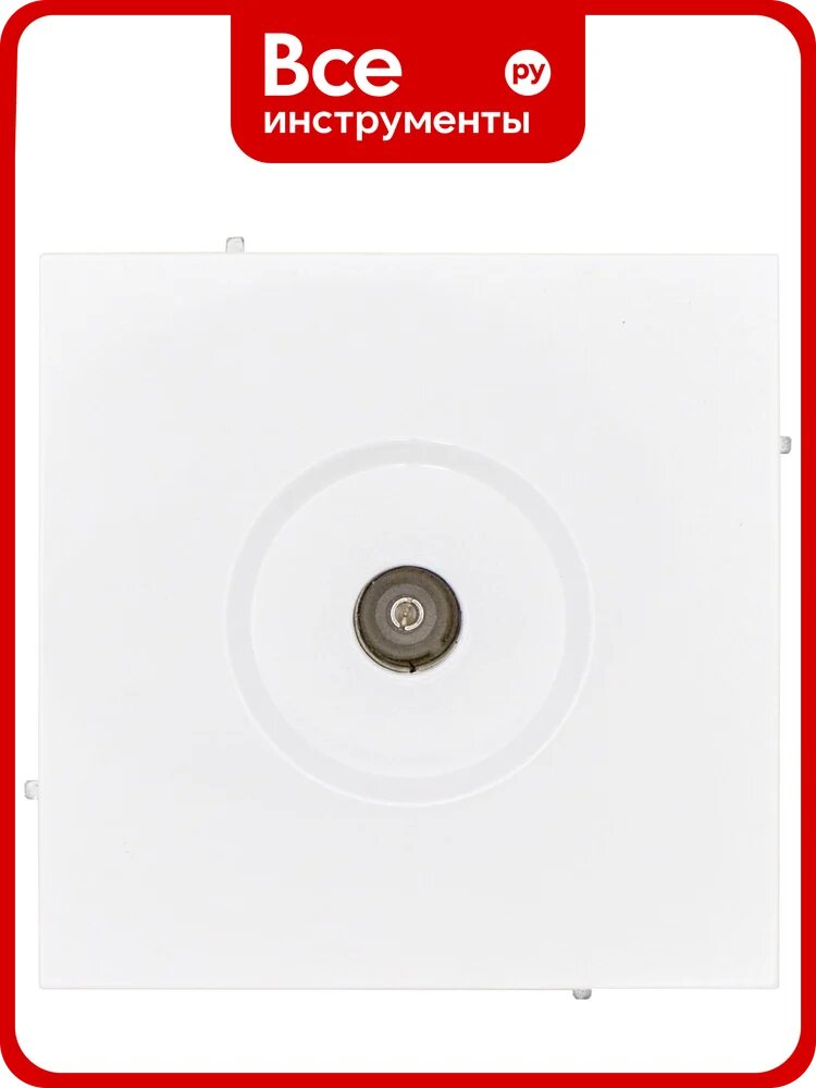 Розетка ТВ оконечная Lezard ESTET белая 745-0288-130