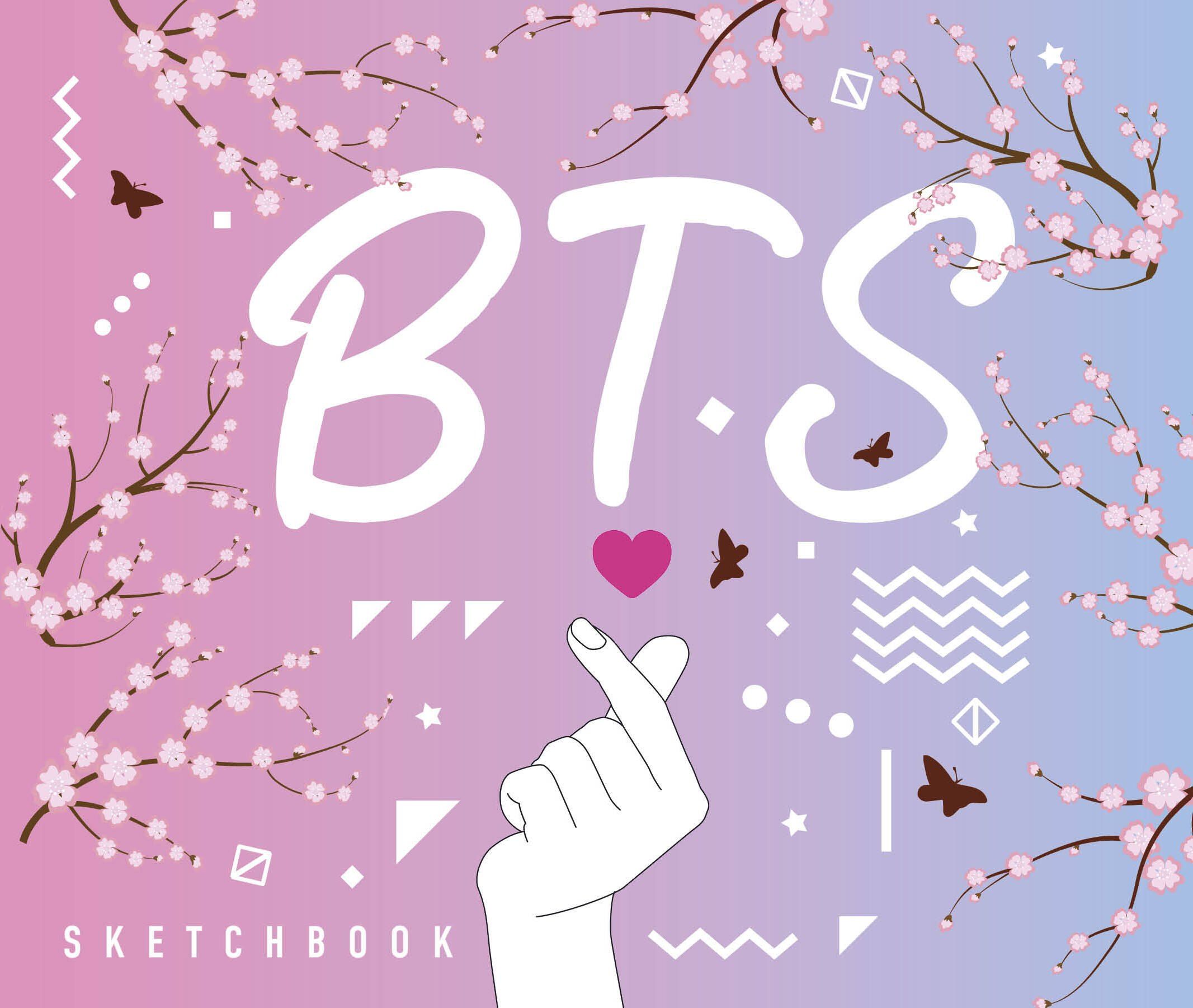 Скетчбук. BTS (твердый переплет, 96 стр, 240х200 мм)