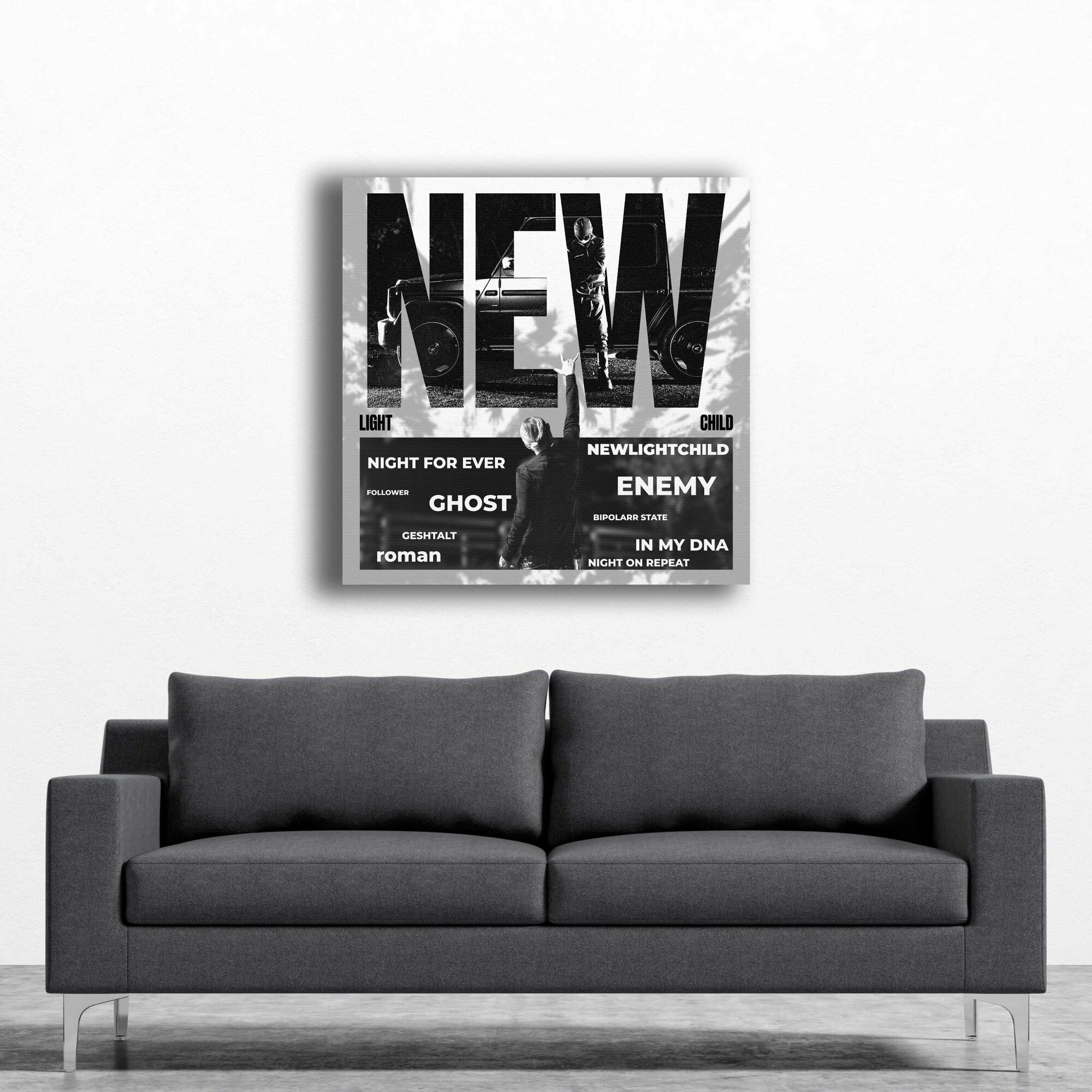 Картина на холсте Newlightchild ньюлайтчайлд / 40*40
