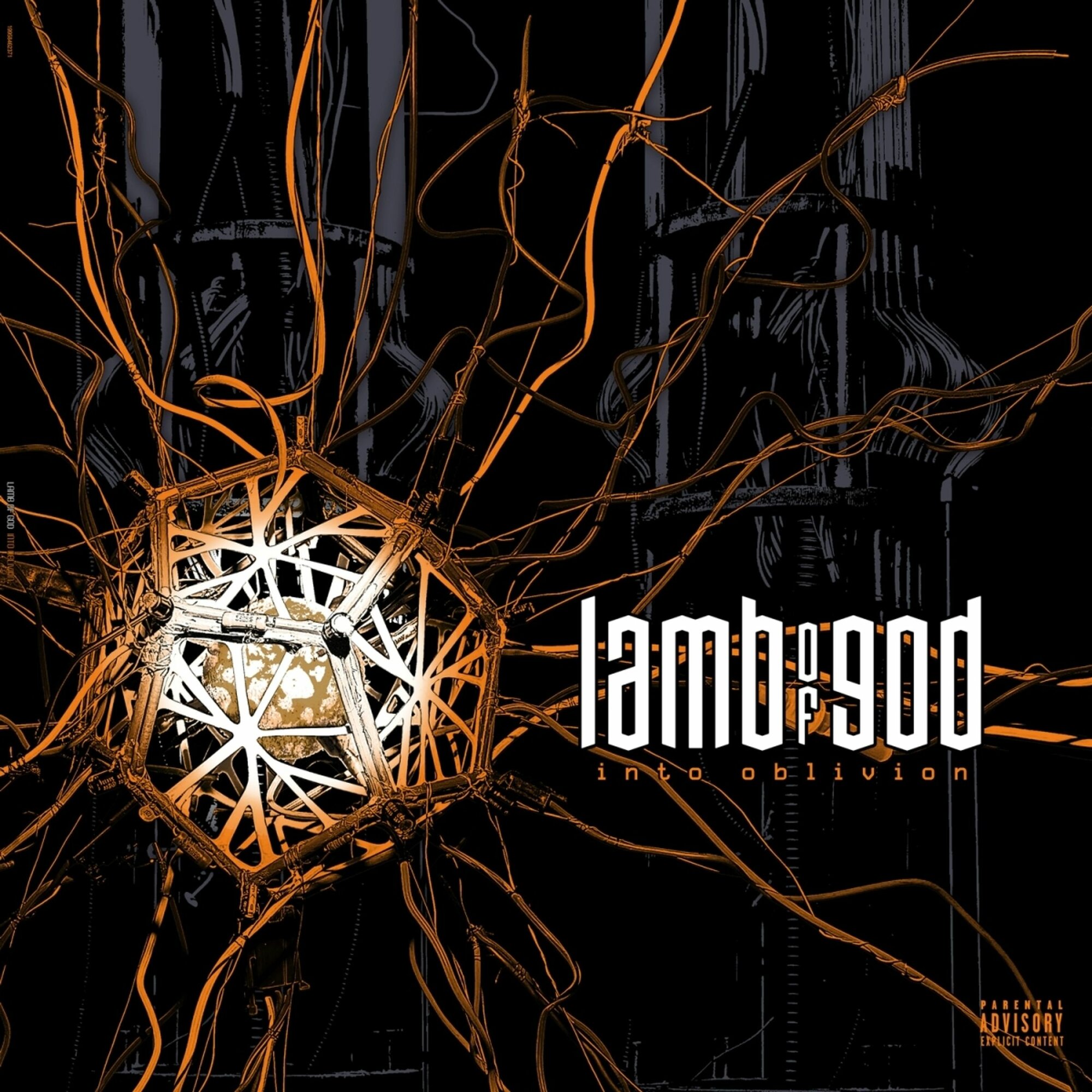 Виниловая пластинка Lamb Of God - Into Oblivion (Tour Edition, neon orange-black splattered LP) (LP) (1 LP)