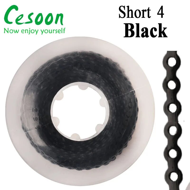 Cesoon ортодонтическая цепочка, черный, No 4 Short, 4.57 м