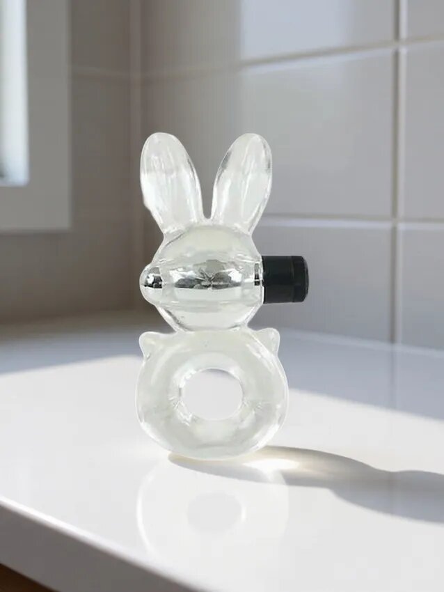 Seven Creations Виброкольцо Rabbit, прозрачный, для двоих