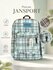 JanSport Рюкзак школьный, клетка, вместительный, 50x40x20 см