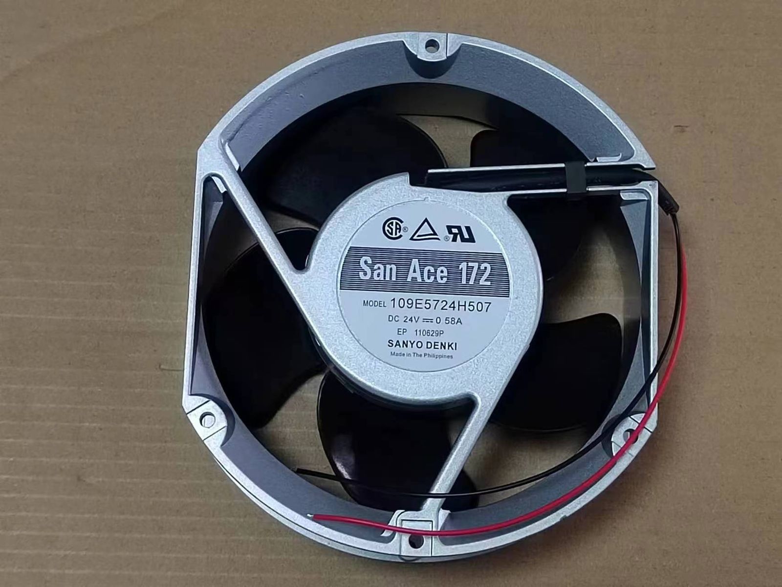 SANYO 17251 17CM 109E5724H507 24V 0.58A 2-проводной двойной шаровой подшипник инверторный вентилятор -