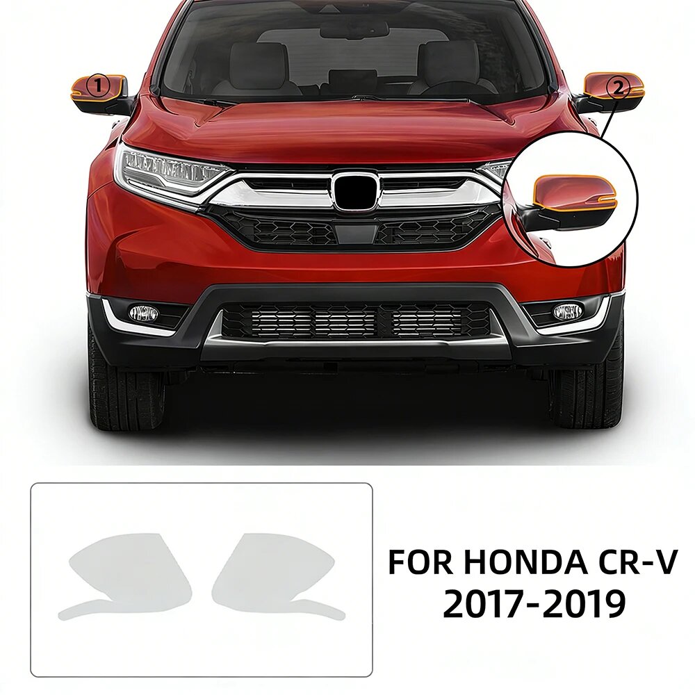 Защитная пленка из ТПУ для фар Honda CRV 2017-2024, тонированные противотуманные For 17-19 rearview