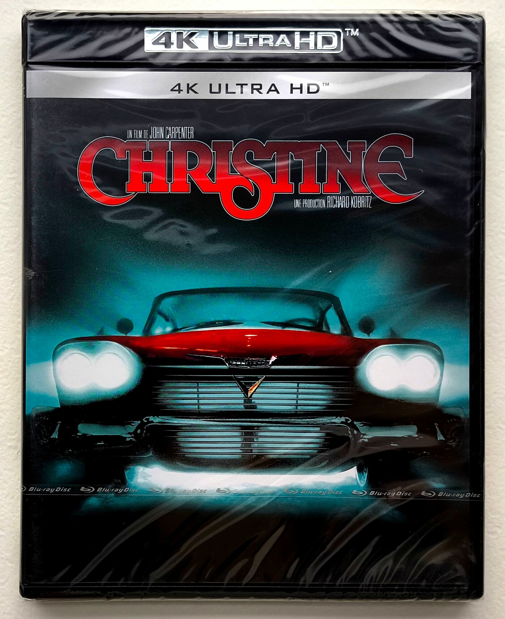 4K Ultra HD Blu-ray. Кристина. Фильм 1983 года. Ужасы, мистика, драма, экранизация. Импортное издание с русским языком. Лицензия!