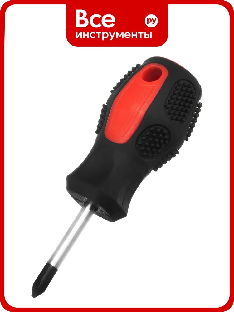 Отвертка MATRIX Anti-Slip, Ph1x38 мм, CrV, двухкомп. рукоятка// 12232