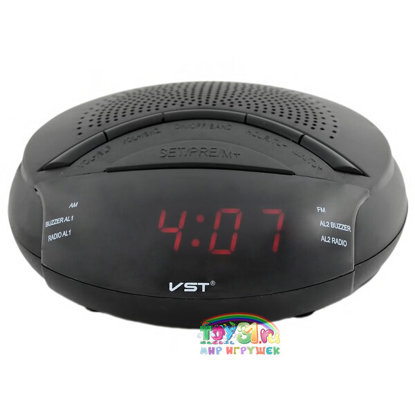 Vst Vst Vst903-1 220в+ Радио Красн. цифры+ Блок