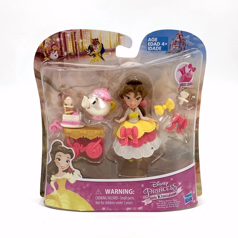 Disney Rapunze Belle Ariel Cinderella Набор малых скульптуp/Hasbro