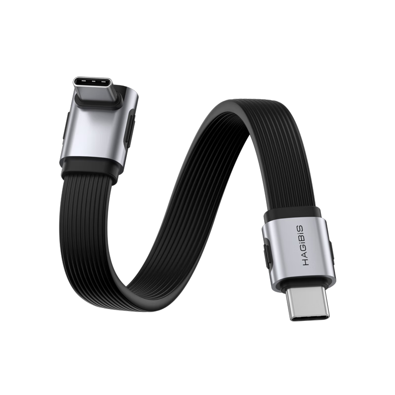 Hagibis Type-C USB4 240W PD быстрая зарядка 80Гбит/с двойной конец L-образный кабель для iPhone 17 Thunderbolt 5