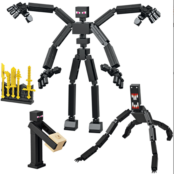 Эксклюзивный набор LEGO Chaobao Minecraft из 284 предметов: Эндермен, сражающийся с туманным человеком