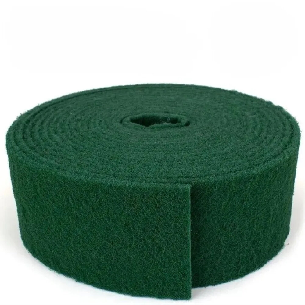 Vitatools Scotch-Brite зеленый (Скотч брайт) шлифовальный войлок в рулоне -10 метров  SB-Rulon-Green-Vitatools