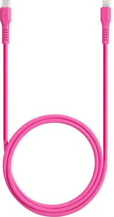 Кабель TTEC 2DK60NP, Lightning (m) - USB Type-C (m), 1.2м, розовый