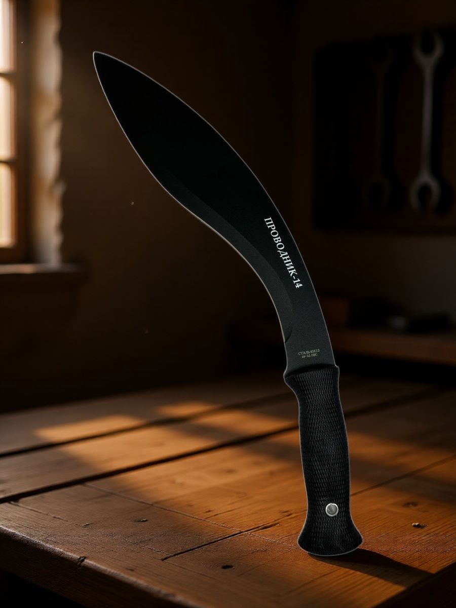 Мачете Pirat MA-864 "Проводник-14", чехол кордура, длина клинка 29.5 см.