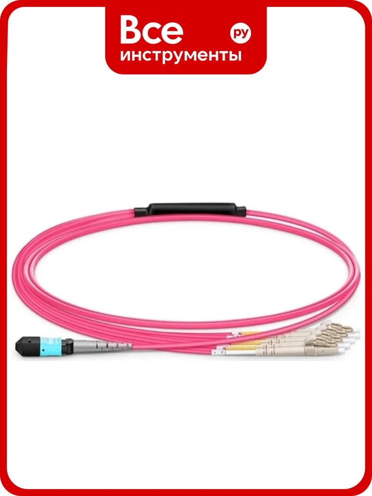 Оптический патч-корд TopLAN 1хMPO /PC-12хLC/PC, 12 волокон 50/125 PC-TOP-M54-12MPO(m)-12LC