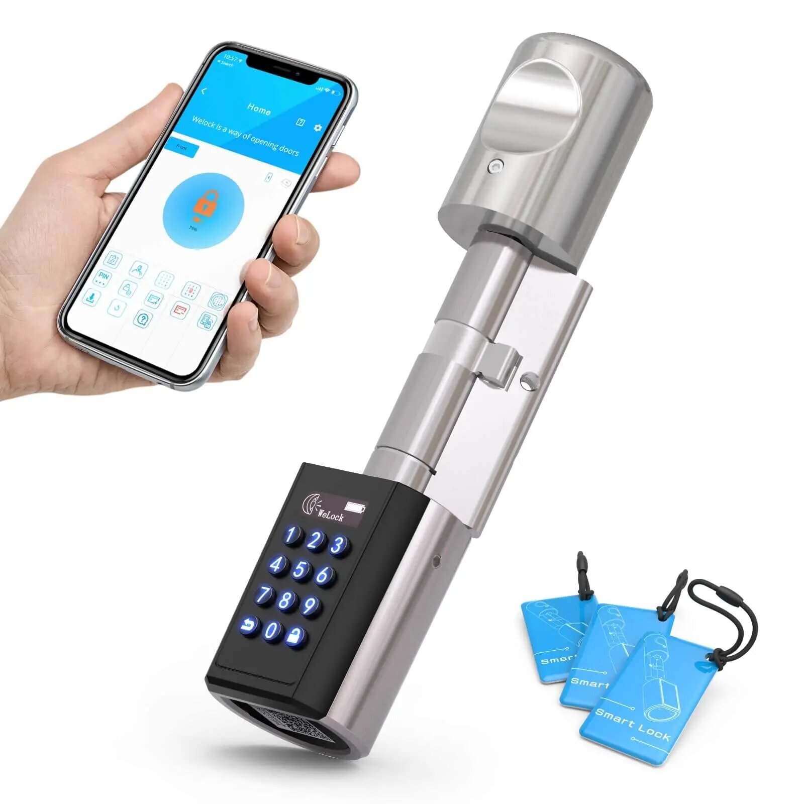 Smart Lock we.lock L6PCB Silver