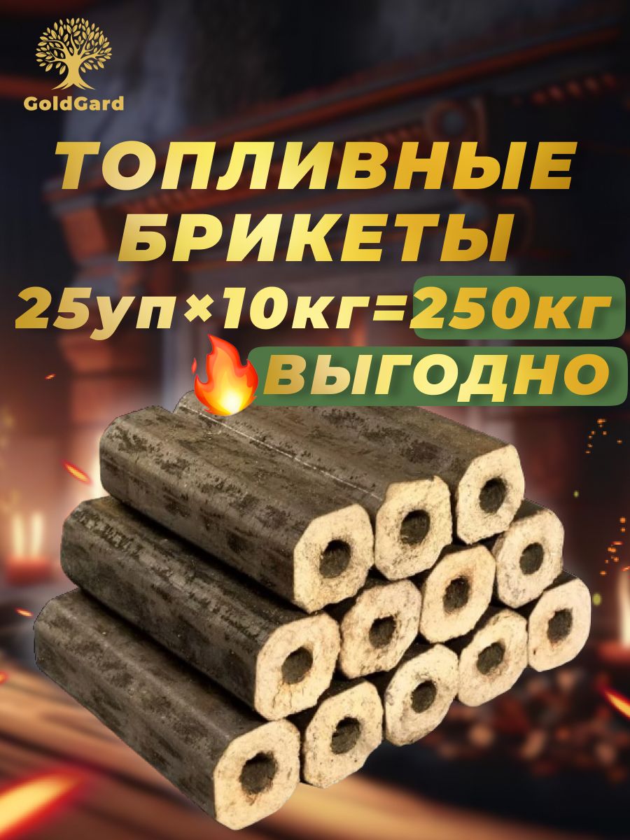 Брикеты топливные для печи березовые 25уп по 12шт 250кг пини кей (pini kay), Дрова для камина GoldGard