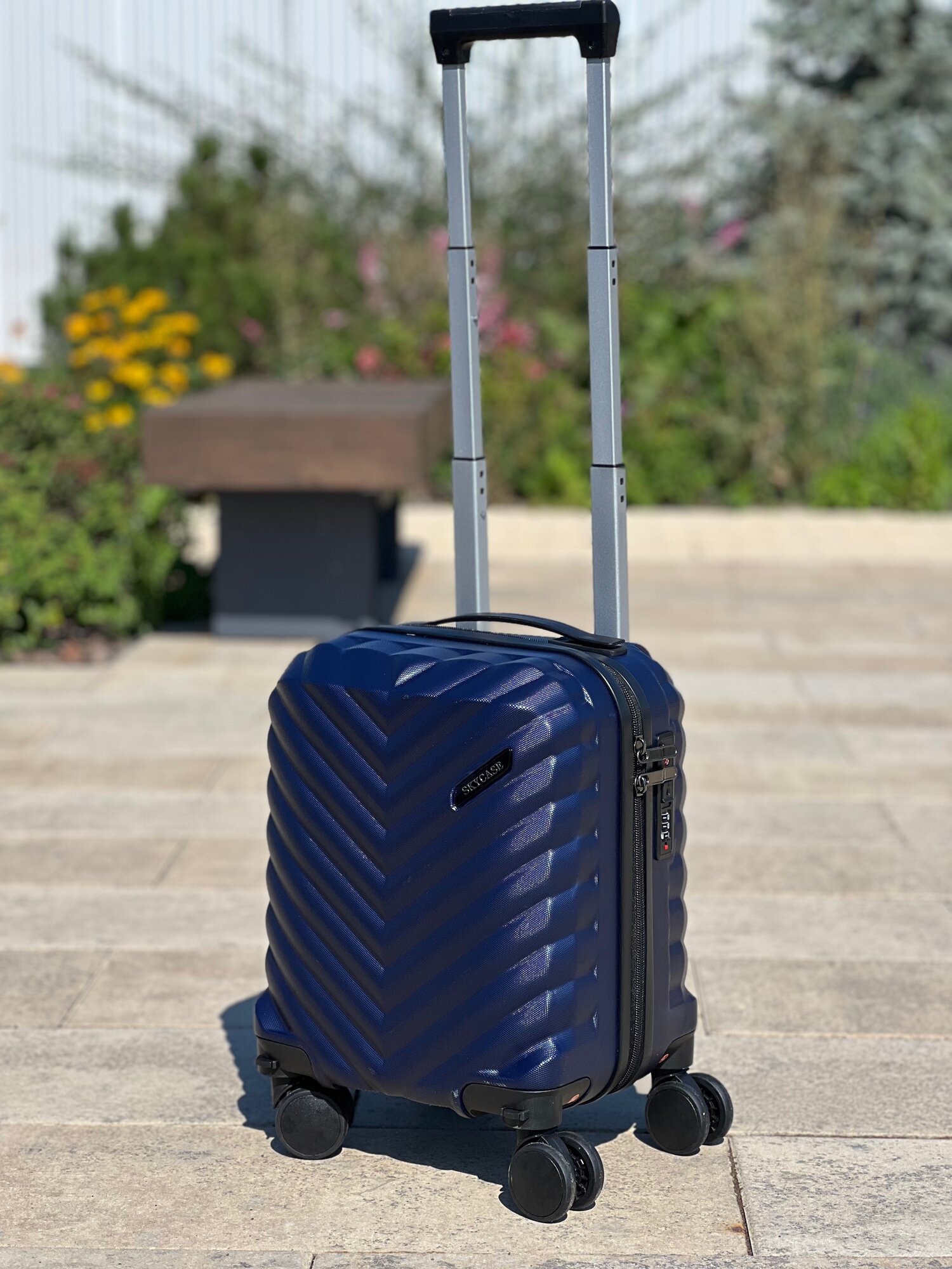 Чемодан SKYCASE, 27 л, синий