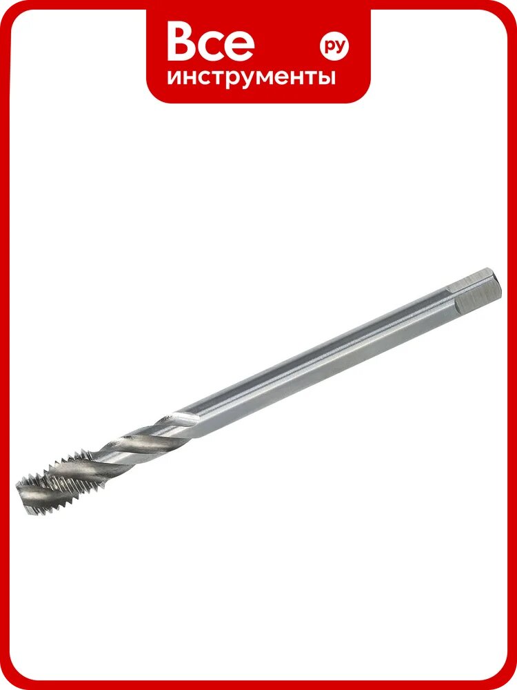 Машинный метчик VOLKEL UNC 3/4x10 с винтовыми канавками DIN 376, HSS-E 75730