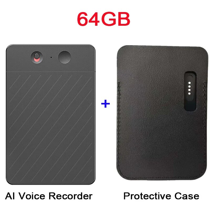 Диктофон AI 64GB с защитным чехлом