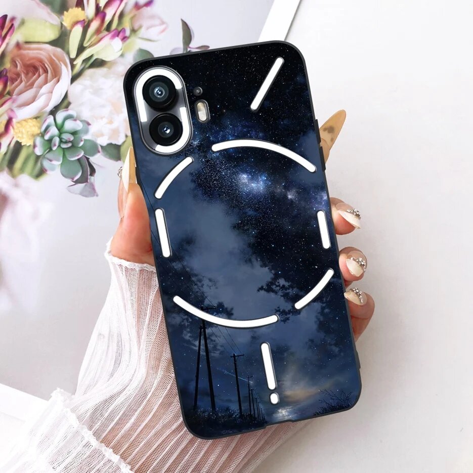 Чехол для телефона Nothing A065 New Flowers Butterfly Painted Cover Мягкий 6129, Nothing Phone 2