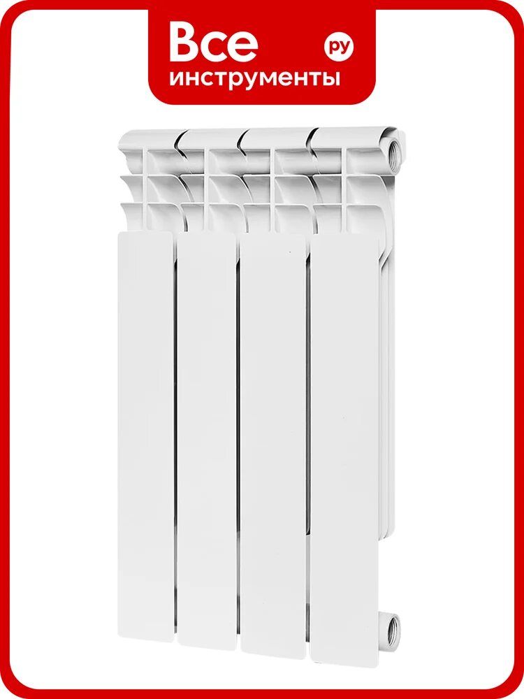 Радиатор биметаллический Profi BM 500 ROMMER 4 секции RBM-1210-050004 RG008P0CGMA388