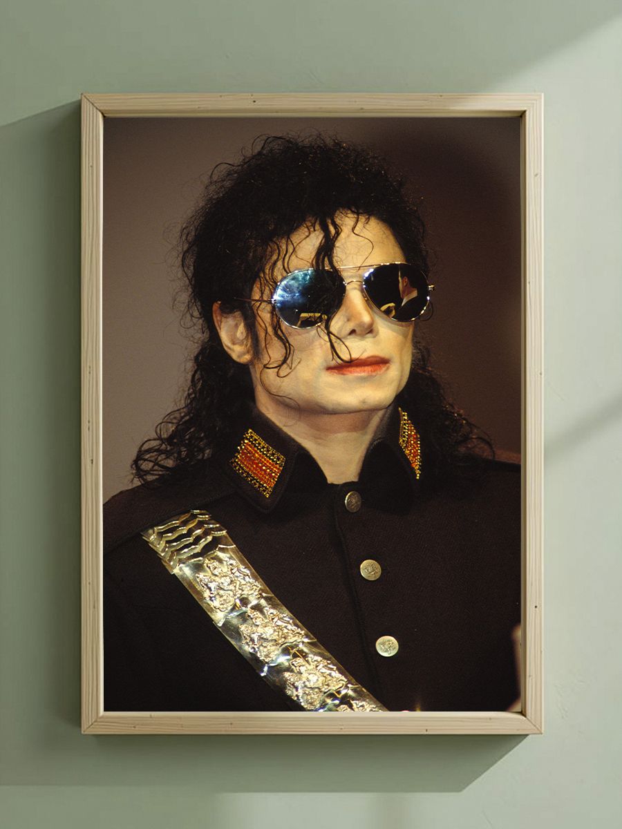 Постер, плакат на стену "Король поп музыки Michael Jackson / Майкл Джексон" 42 см х 29,7 см (А3)