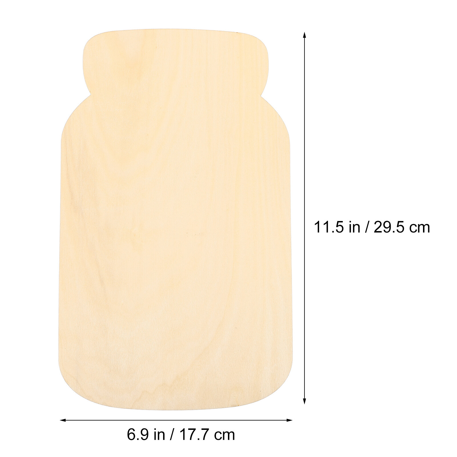 5 Шт Деревянные Заготовки ДляDIY В Formе Банок Для Сушилки 29 50X17 70X0 25CM