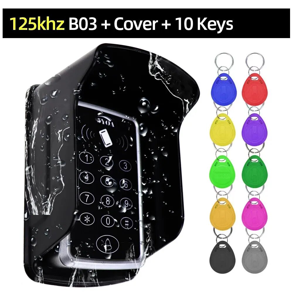 5YOA B03 RFID клавиатура для контроля доступа B03 Cover 10keys